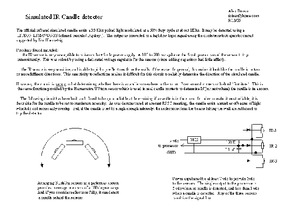 Simulated IR candle detector | Robotics Society of Southern California
